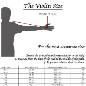 How to choose the right size violin… | Michalis Pantelides Violin Shop